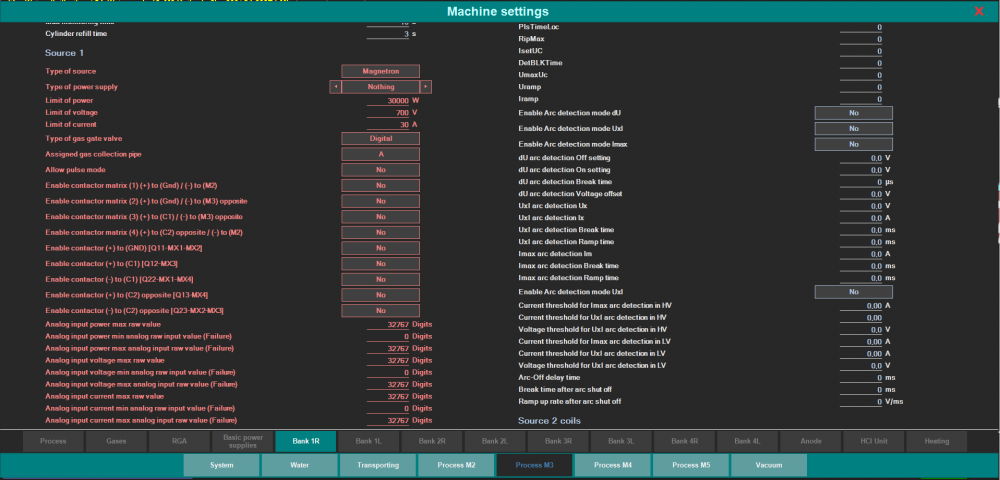 PVD coating machines - EFARO industrial software developing